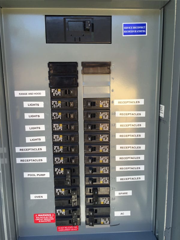 Requirements in Labeling Switches and Circuit Breakers in Panelboards ...